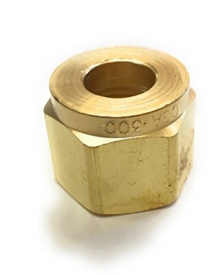 Western Enterprises, 16-2, Gas Service, CGA-300, Hex Nut, For Acetylene ...