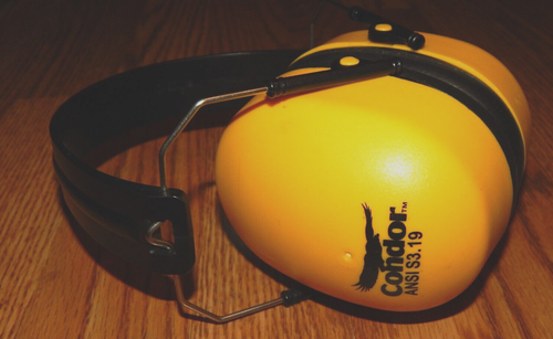 CONDOR Ear Muffs: Over-the-Head Earmuff, Passive, 26 dB NRR, Foldable ...