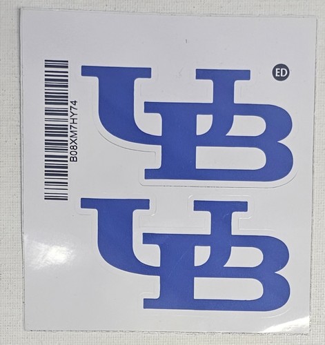 UB UNIVERSITY AT BUFFALO BULLS 2 STICKERS - FOOTBALL - BASEBALL ...