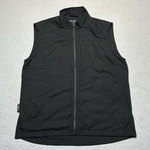 SCOTTeVEST Travel Utility Tec Vest Men Medium Black Full Zip Pockets ...