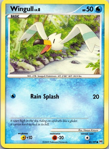 Wingull (81) Common Arceus 81/99 LP-NM | eBay UK