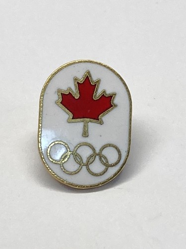 Canada National Olympic Committee NOC Pin Vintage Enamel Badge Lake ...