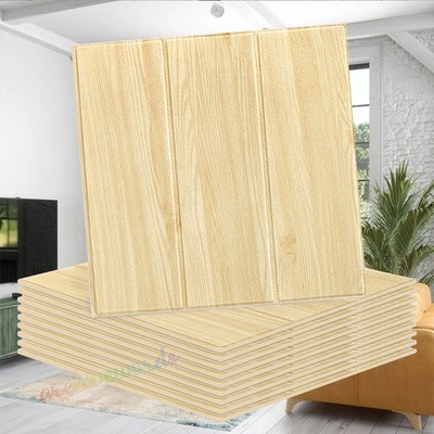60X 3D Wood Drop Ceiling Tiles Wall Sticker·XPE Self-adhesive Ceiling ...