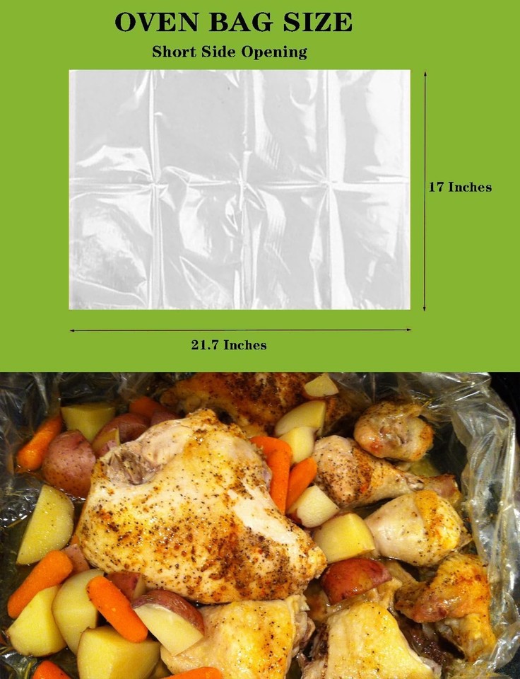 Turkey Roasting Bags for Oven with Ties Large Size 17*21.7 Inch | eBay