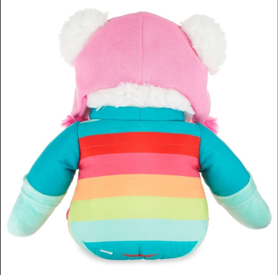 Holiday Time White Snowflake Teddy Ski Girl Plush Toy, 15" | eBay