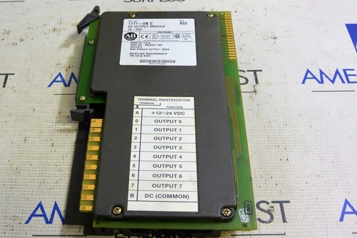 ALLEN BRADLEY 1771-OB C DC OUTPUT MODULE REV A02 12-24V | eBay
