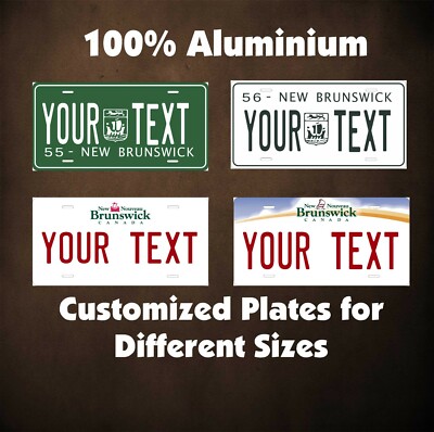 New Brunswick Canada Auto Custom Car OR Motorcycle Personalized License ...