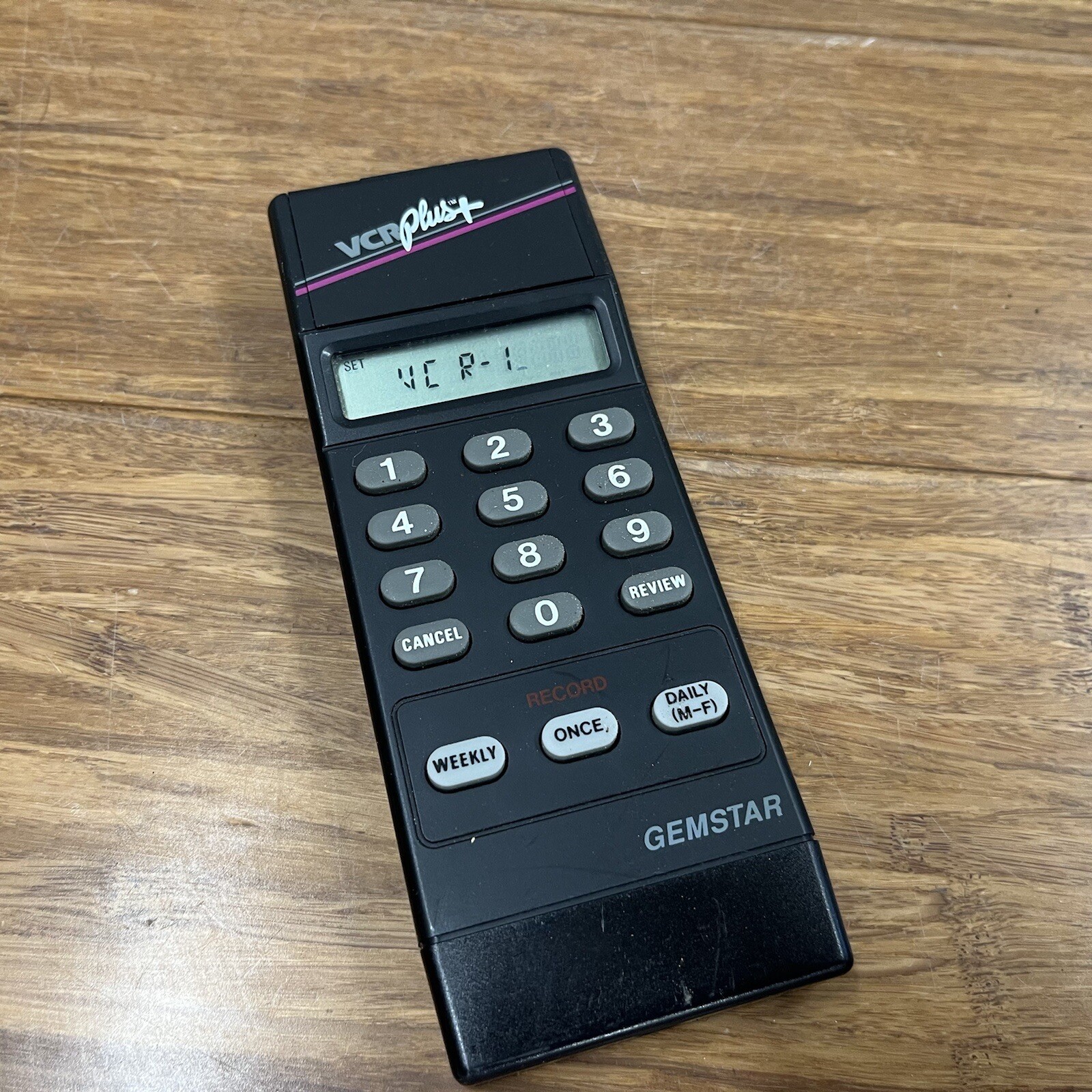 Vintage 80s GemStar VIP-18 VHS VCR Plus+ Instant Programmer Remote ...