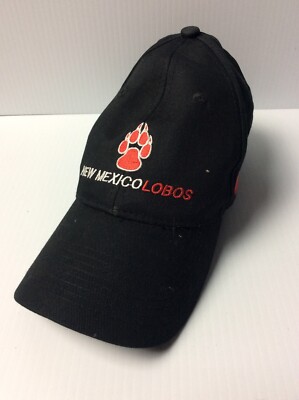 New Mexico Lobos Hat Black Adjustable Baseball Cap UNM H006 | eBay