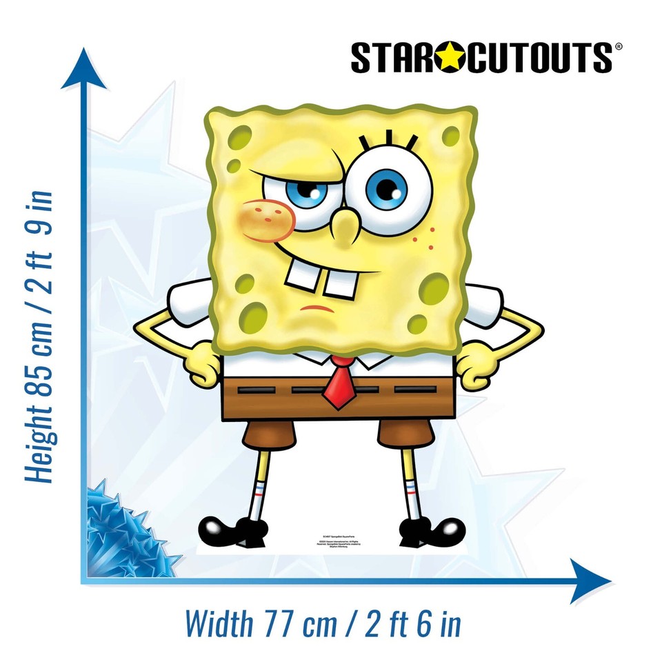 SpongeBob SquarePants Cardboard Cutout / Standee / Standup 85cm x 77cm ...