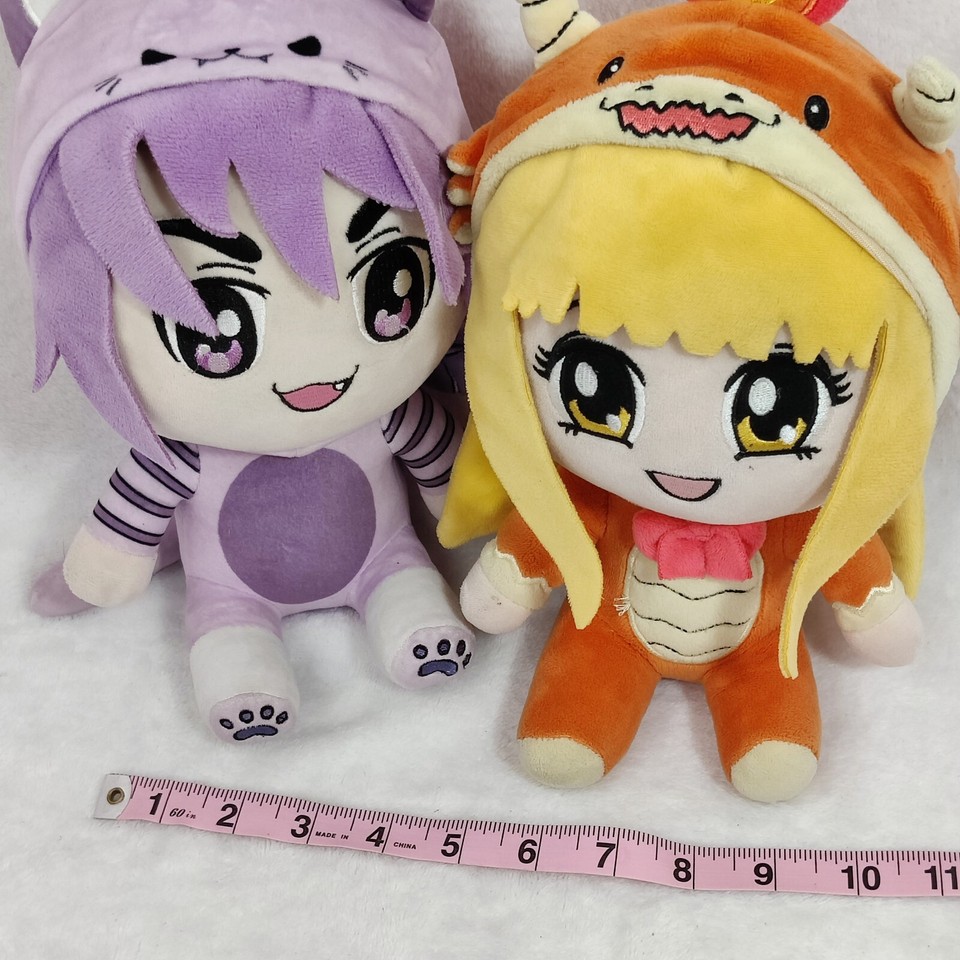inquisitor master plush Purple Bat Cat Orange Dragon Animated stuffed ...