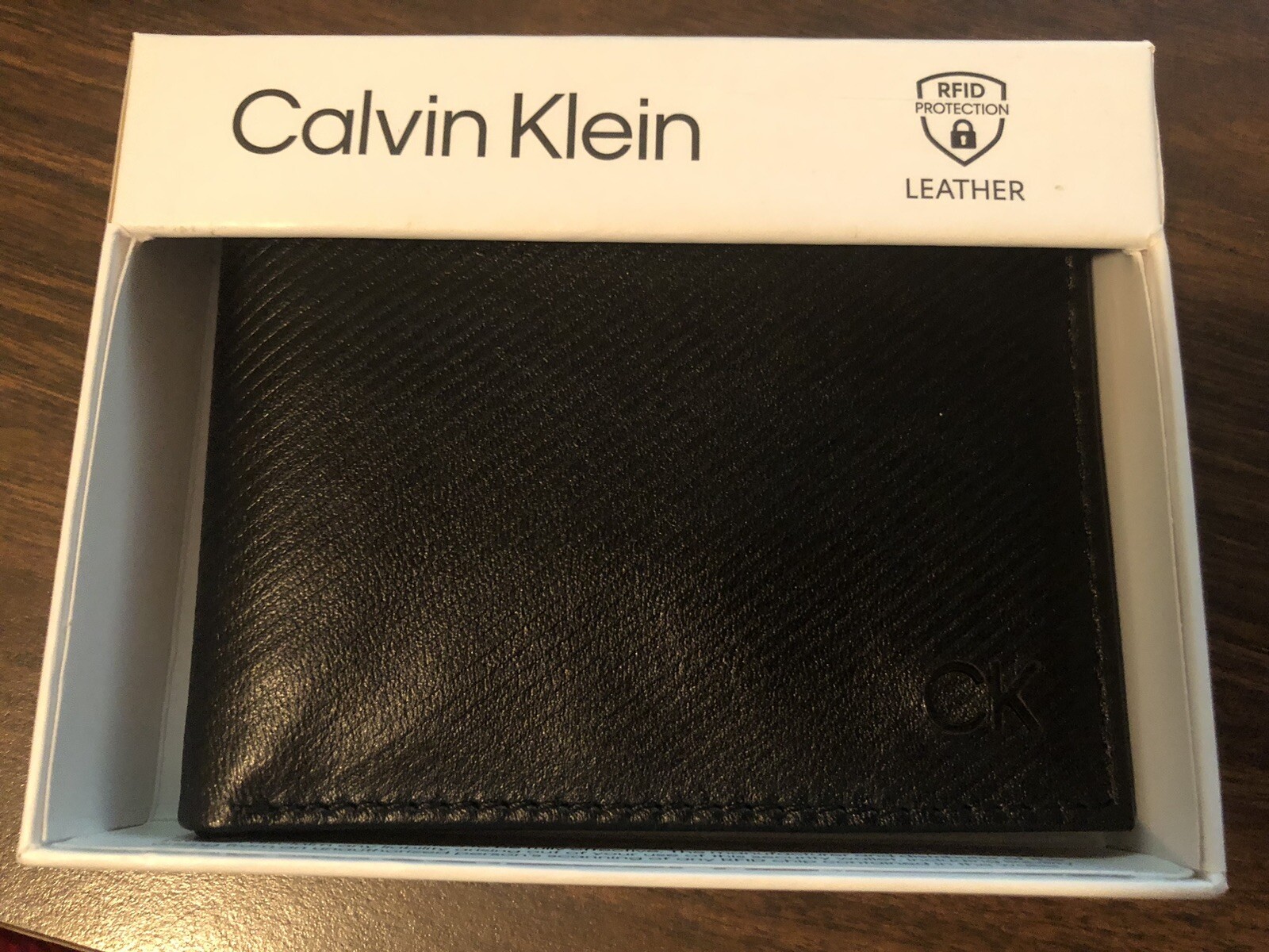 Black Men’s Calvin Klein Wallet - New In box - RN129919 | eBay