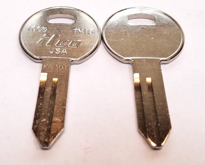 (2) Trimark Keys Pre-CUT Codes 3001-3240 Access Door Lock RV Motorhome ...