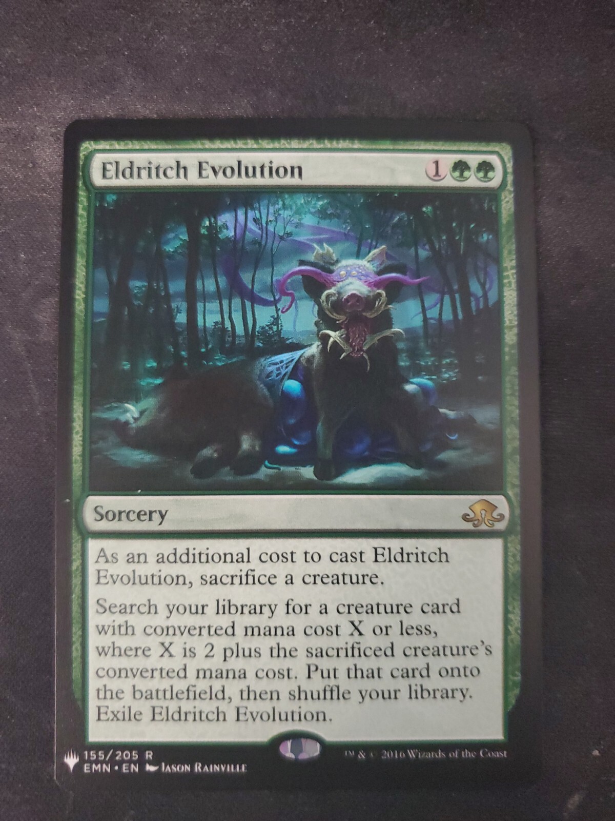 Eldritch Evolution Eldritch Moon Rare Sorcery 155 Green Foreign MTG | eBay