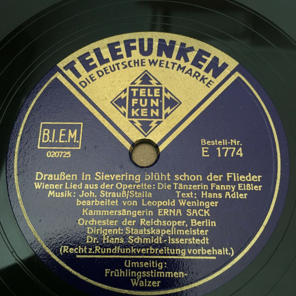 Strauss - Frühlingsstimmen-walzer/Draußen IN Sievering Flowers Shon Der ...