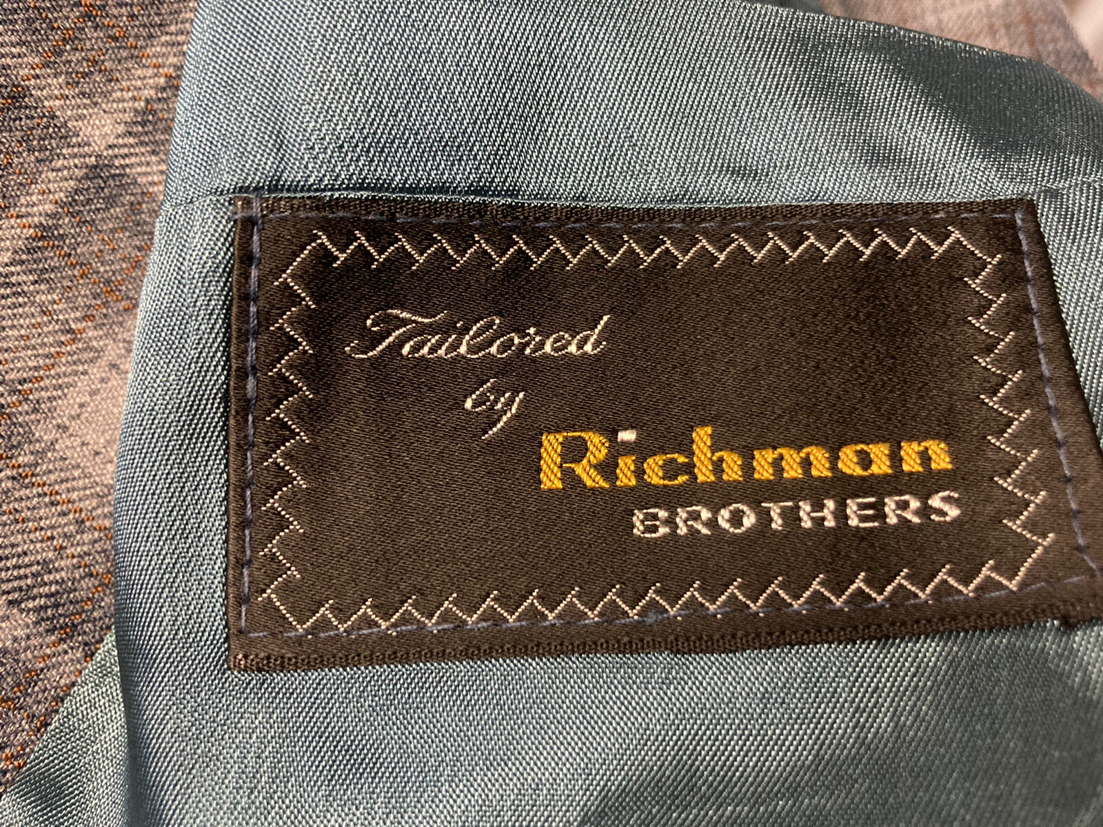 Vintage 70’s Richman Brothers Blazer Suit Jacket Size… - Gem