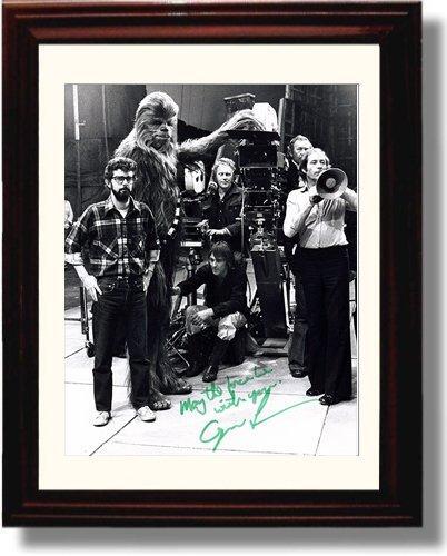 8x10 Framed George Lucas Autograph Promo Print - Early | eBay