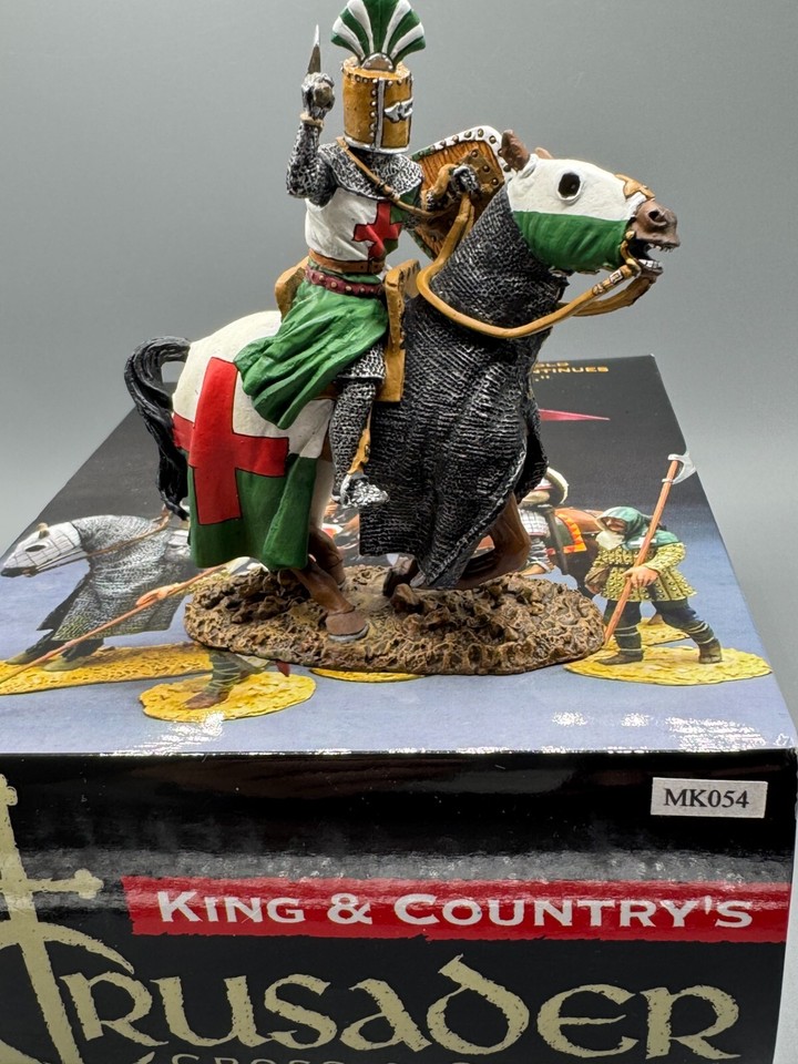 King & Country Mounted Crusader Sir Walter De La Mer: Set# MK054 NOS in ...