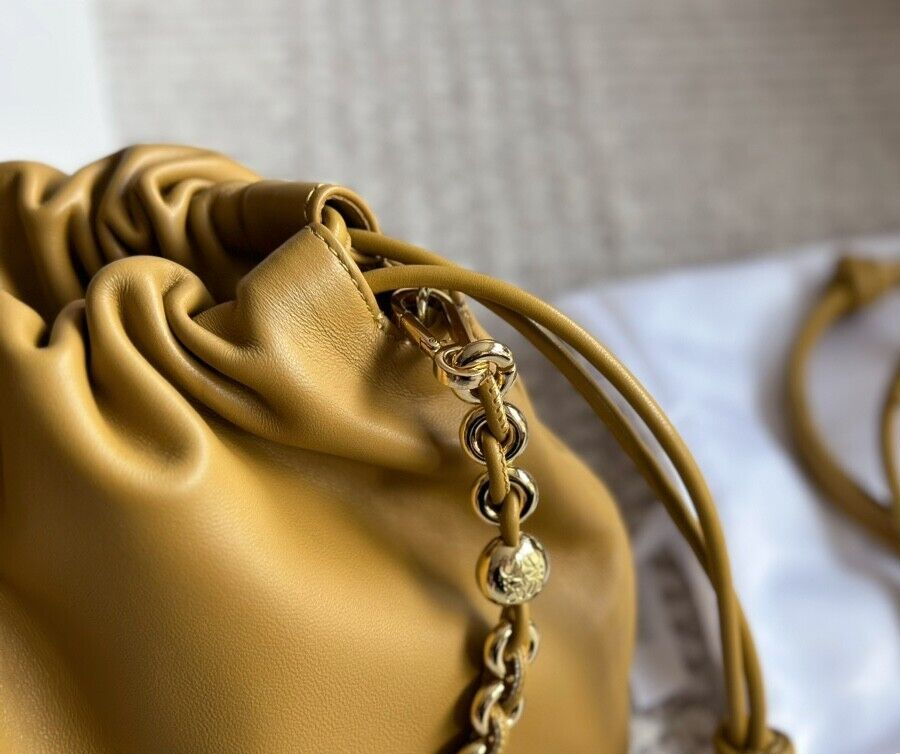 Loewe Xing Mini Soft Nappa Leather Flamenco Purse Brown | eBay