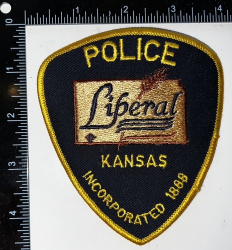 VINTAGE OBSOLETE Liberal Kansas KS Police Patch | eBay