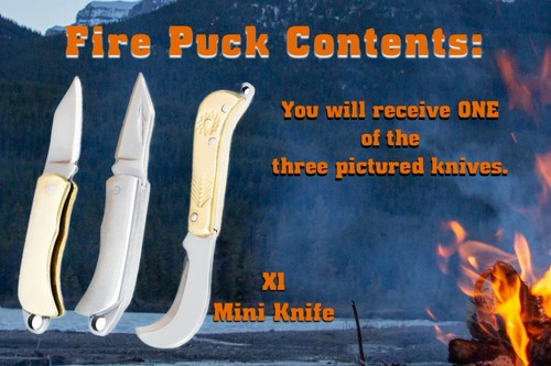 The Fire Puck - Pocket Sized Emergency Fire Starting Kit | eBay