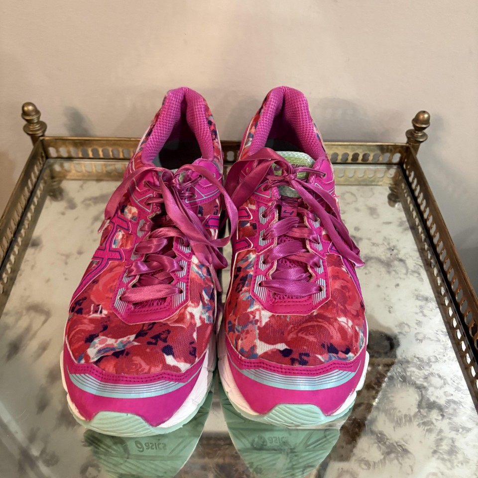 ASICS Gel Quantum 360 Shoes Womens Size 10 Pink Floral Running T5B8N ...