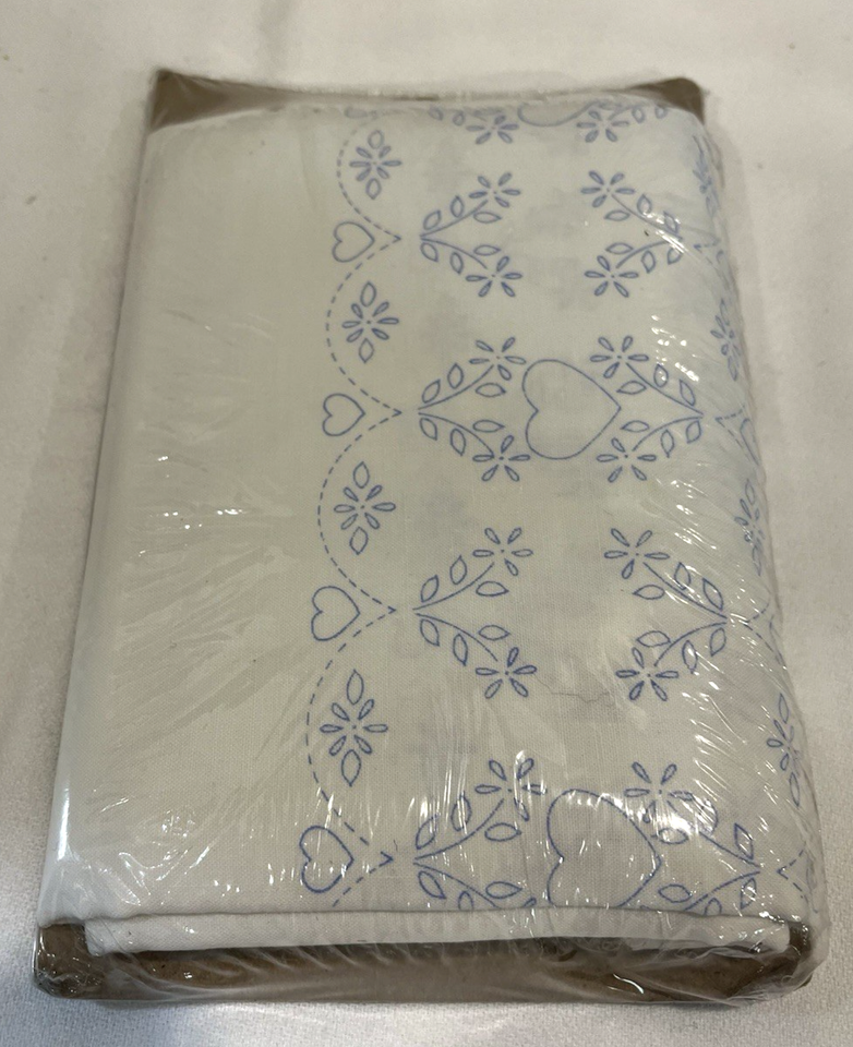 Bucilla Stamped Pillowcase Pair Embroidery Kit #63112 Loops of Love | eBay