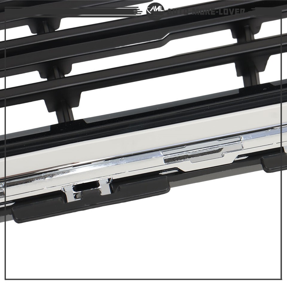 Fit For Chevrolet Colorado 2015-2020 Front Upper Grille W/Chrome Trim ...