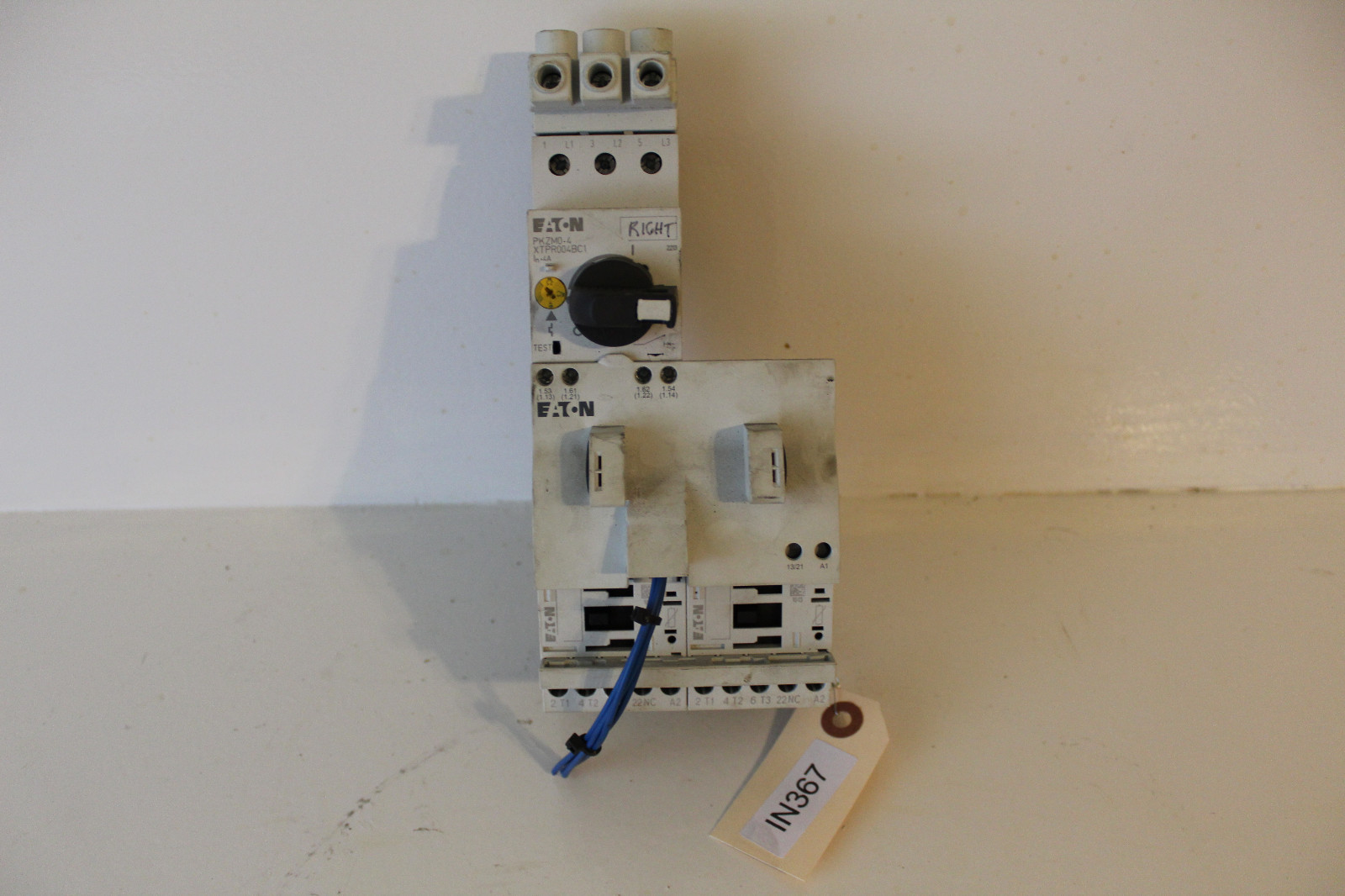Eaton Motor Starter DIL M7-01 / XTCE007B01 / PKZM0-4 / XTPR004BC1 IN367 ...