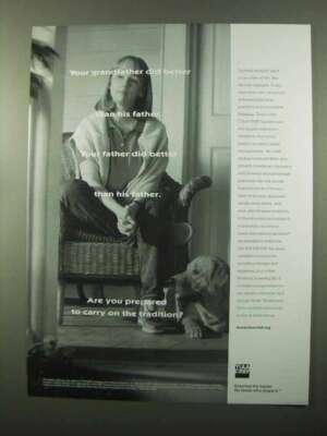 1999 TIAA-CREF Investments Ad - Grandfather Did Better | eBay