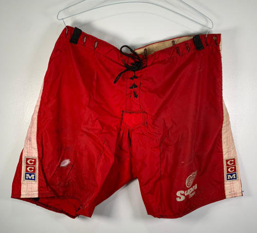 Detroit Red Wings CCM Supra 1990s Game Worn Used Hockey Pants Shorts ...
