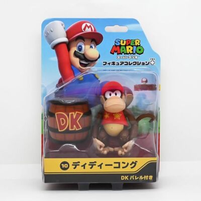 FCP-010 Super Mario Figure Collection Plus Diddy Kong with DK Barrel ...