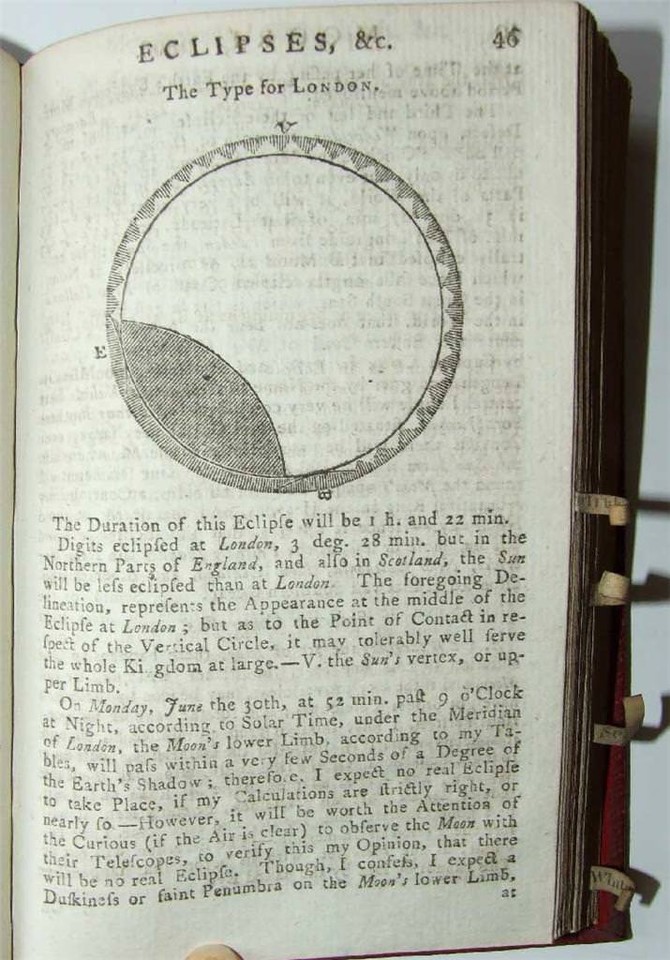 7 Almanacs for 1806, Astronomy, Meteorology, Maths, Solar Eclipse ...