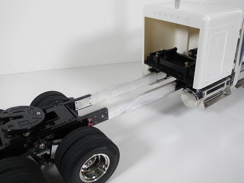 Custom Aluminum 6 inch Frame extension for Tamiya RC 1/14 King Hauler ...