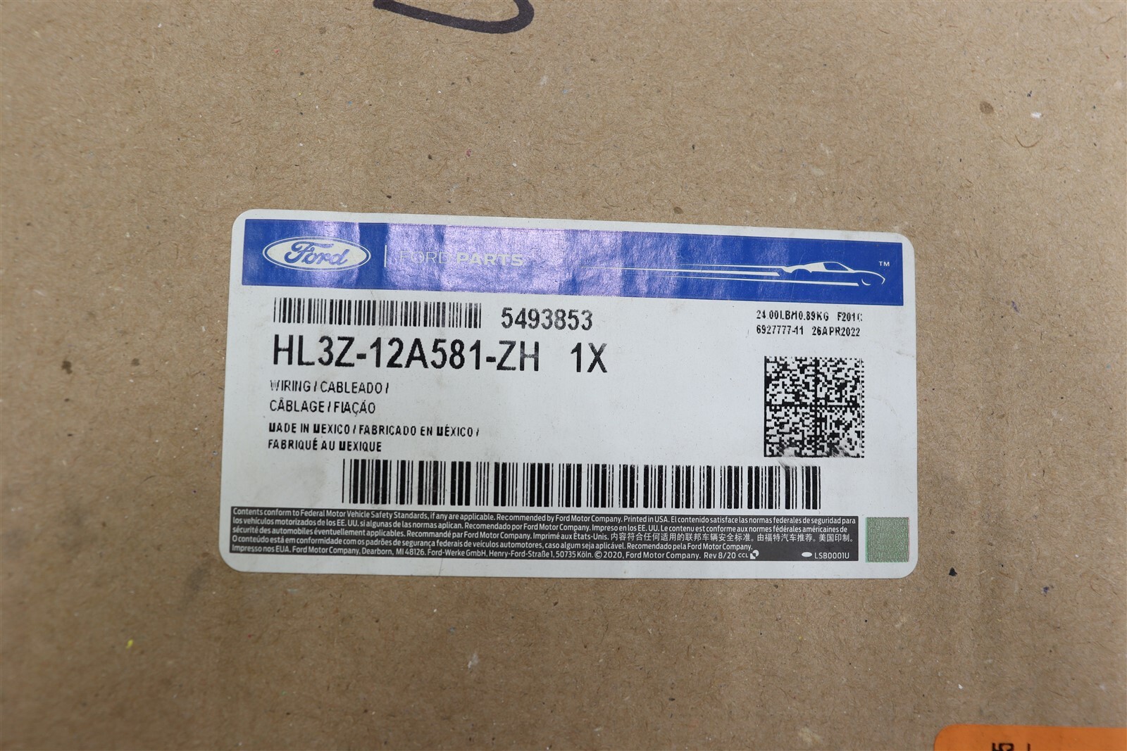 Genuine+Ford+Wire+Assembly+Hl3z-12a581-zh for sale online | eBay