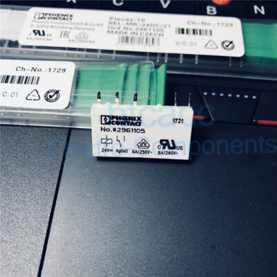 NO.2961105 Phoenix Contact Power Relay 6A 250VAC 24VDC 5 Pins 5PCS | eBay