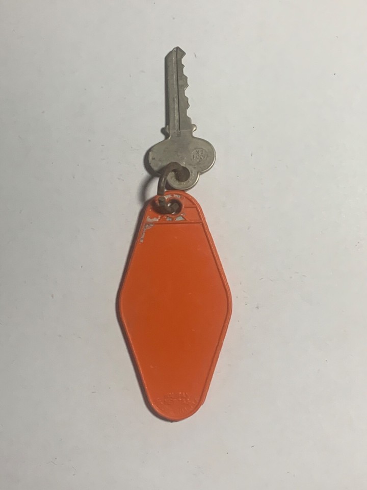 Vintage Hotel Motel Room Key Fob with Key 1970's-80's #810 | eBay