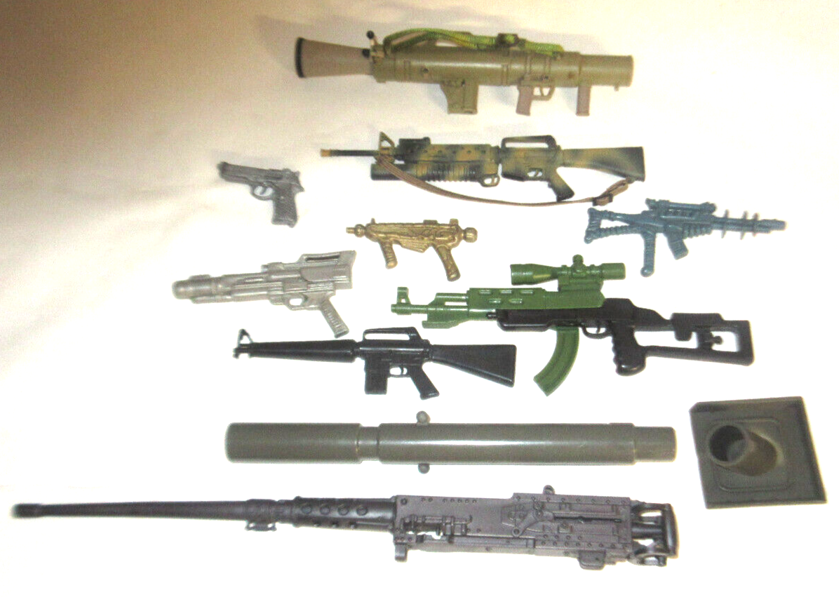 Soldier of Fortune War GI Joe Guns LOT OF 11 | eBay