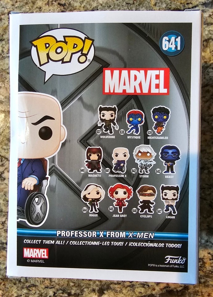 Funko Pop Marvel Professor X #641 NEW X-Men Vinyl Figure Patrick ...
