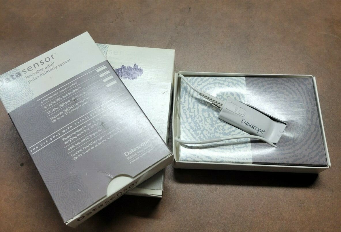 LOT OF 3 Datascope Datasensor Reusable Adult Sensor 0600-00-0026-01 | eBay