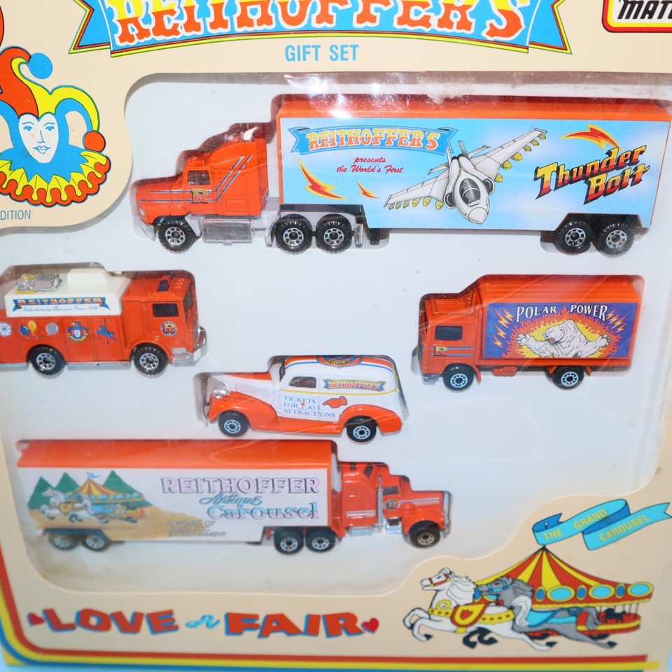 Matchbox Gift Set, Reithoffer's Circus Carnival Truck Set 1993 Love A ...