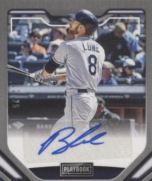 2020 Panini Chronicles - PlayBook Autographs Brandon Lowe #PA-BL Blue ...
