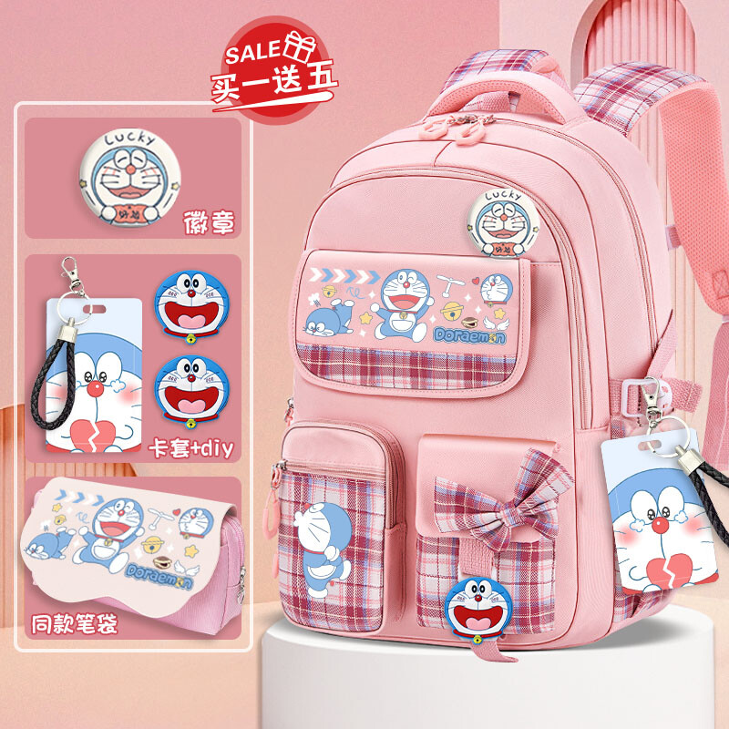 Anime Doraemon Backpack Schoolbags Shoulder Bag Waterproof Knapsack ...