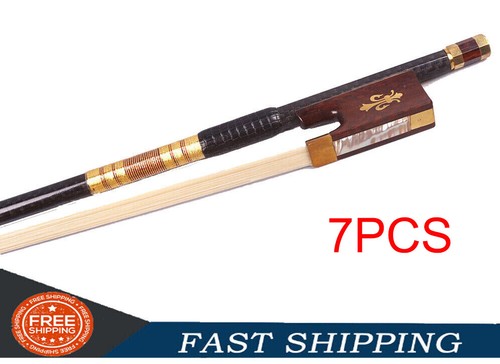 4/4 Violin Bow Carbon Fiber Bows Mongolian Straight Bow Hair Snake Wood ...