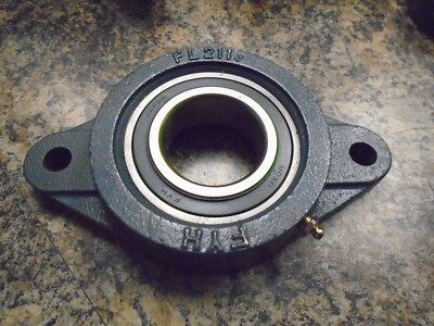 FYH 2 BOLT FL211 WITH UK211 TAPERED BORE BEARING MADE IN JAPAN NO BOX ...