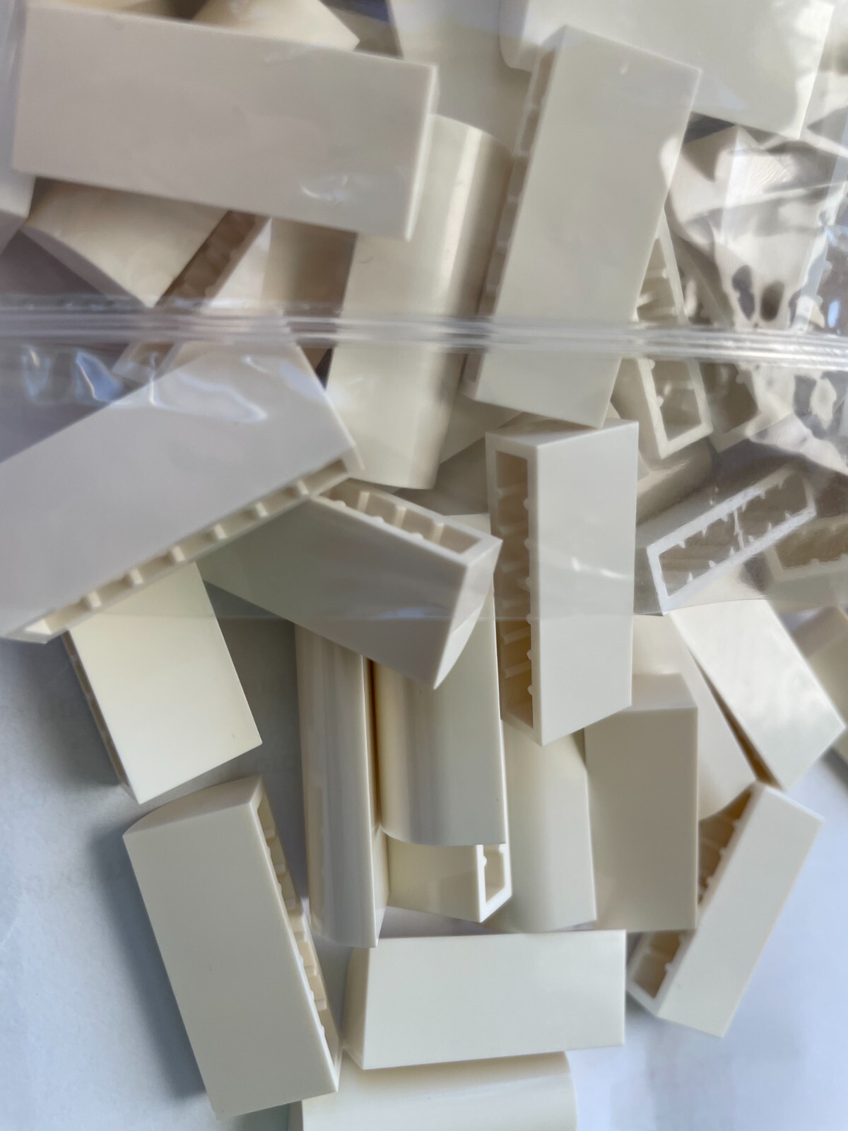 LEGO- NEW- #6191-WHITE-SLOPE CURVED 1 X 1 X 1 1/3-10 PIECES | eBay