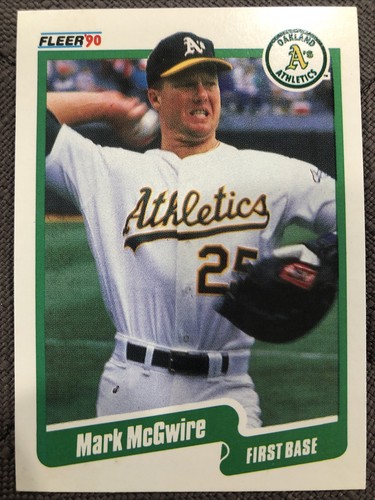 1990 Fleer #15 Mark McGwire Oakland A'S NM-MT | eBay