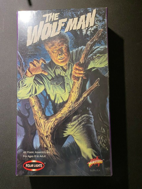 The Wolfman 1998 Polar Lights MPN 5018 Universal Studios Monsters Model ...