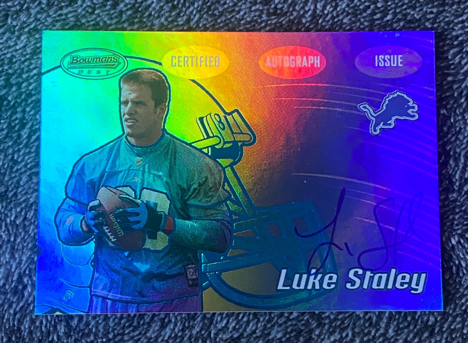 2002 Bowman's Best Luke Staley #152 Rookie Auto RC | eBay