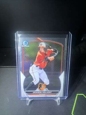 Jackson Holliday 2023 Bowman Chrome ROOKIE CARD Prospects #BCP-20 ...